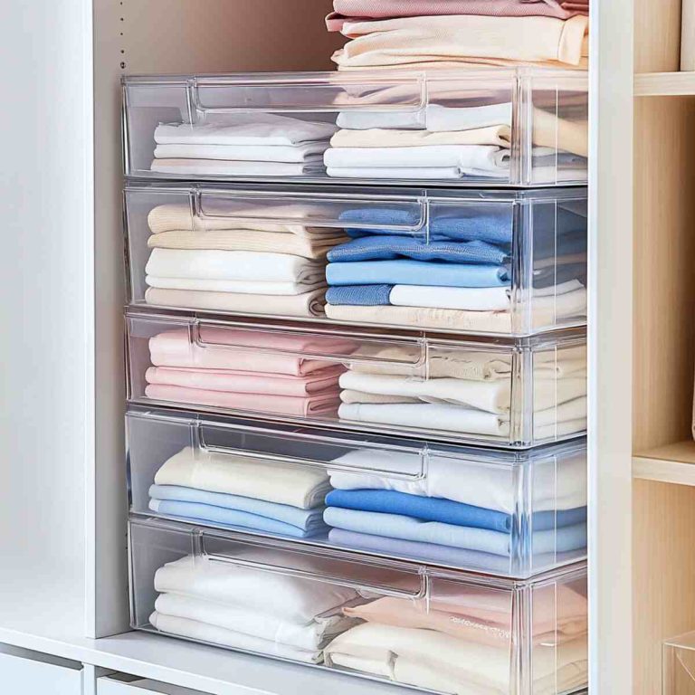 19 Stackable Storage Bin Ideas That Will Instantly Organize Your Closet