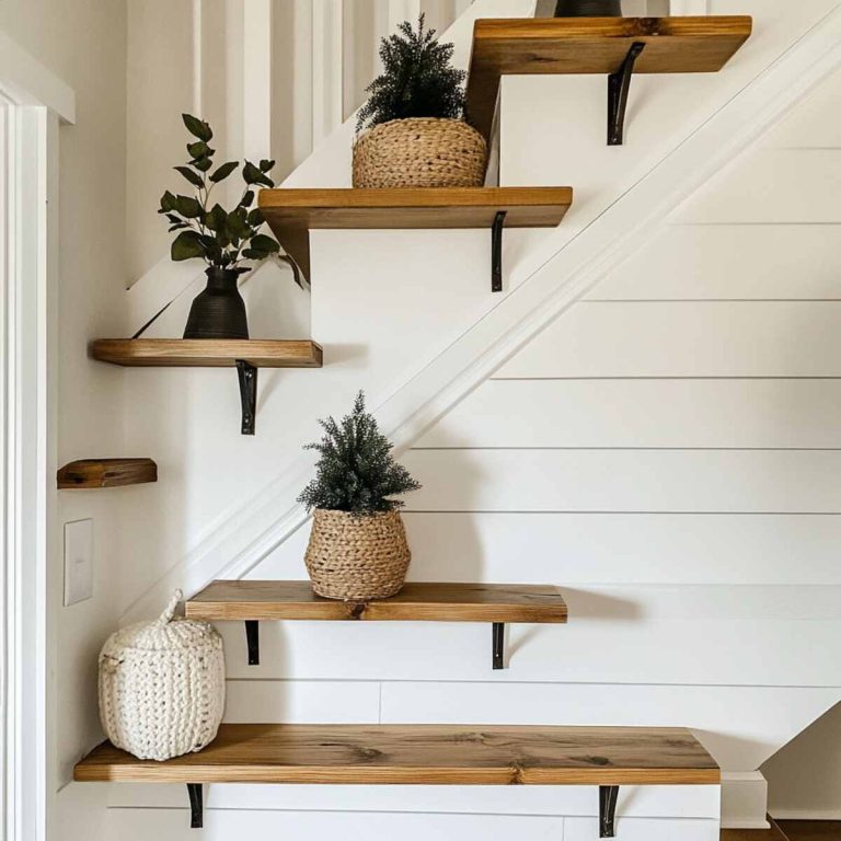20 Stair Wall Shelf Ideas You Haven’t Tried Yet