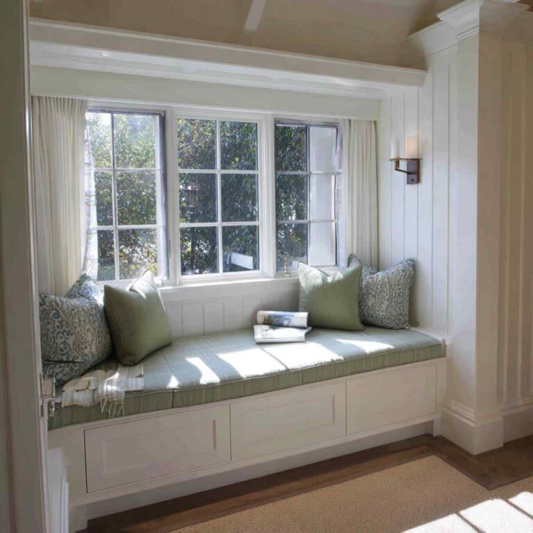 18 Bedroom Window Bench Ideas to Declutter Beautifully - Happy Home Hour