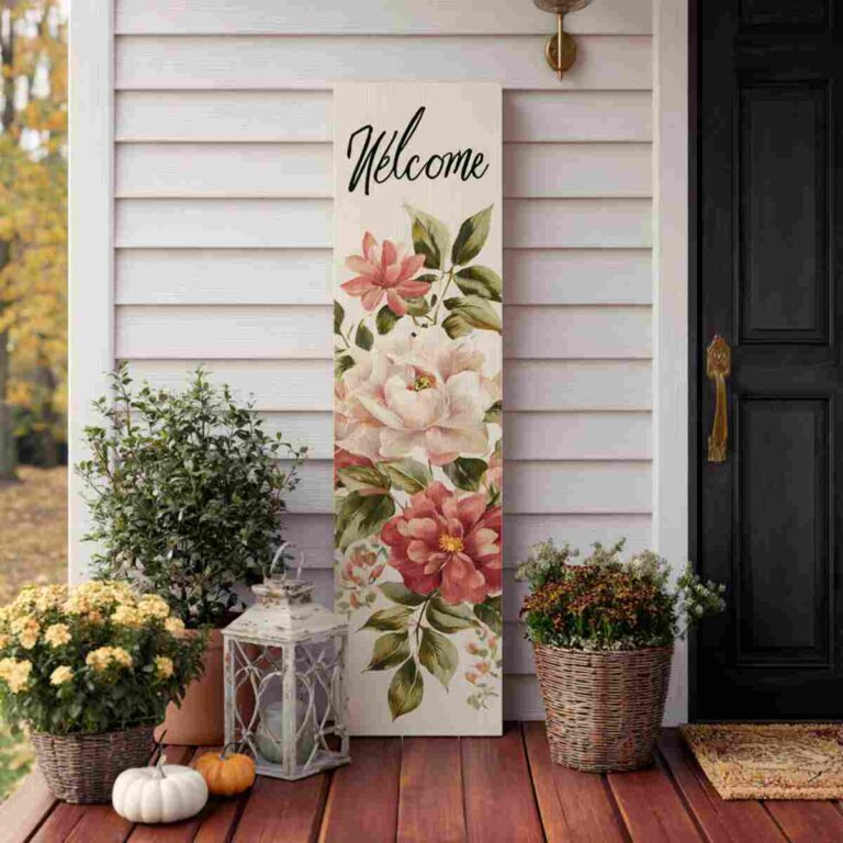 20 Front Porch Welcome Sign Ideas That Instantly Make Guests Smile