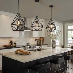 25 Kitchen Peninsula Lighting Ideas You’ll Love