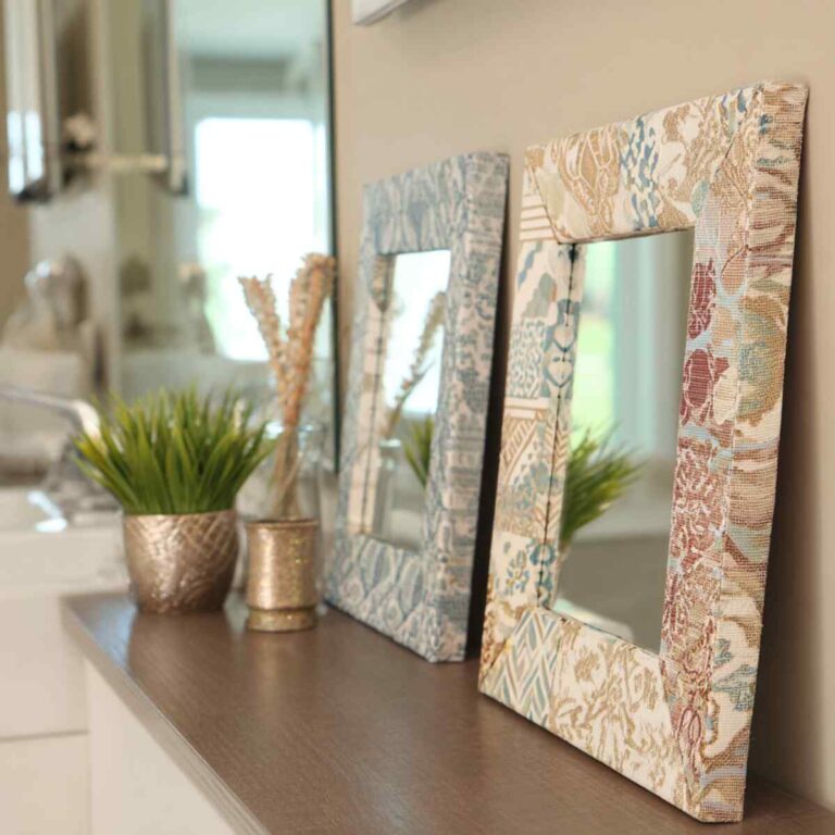 15 Easy DIY Bathroom Mirror Frame Ideas That Totally Upgrade Your Space