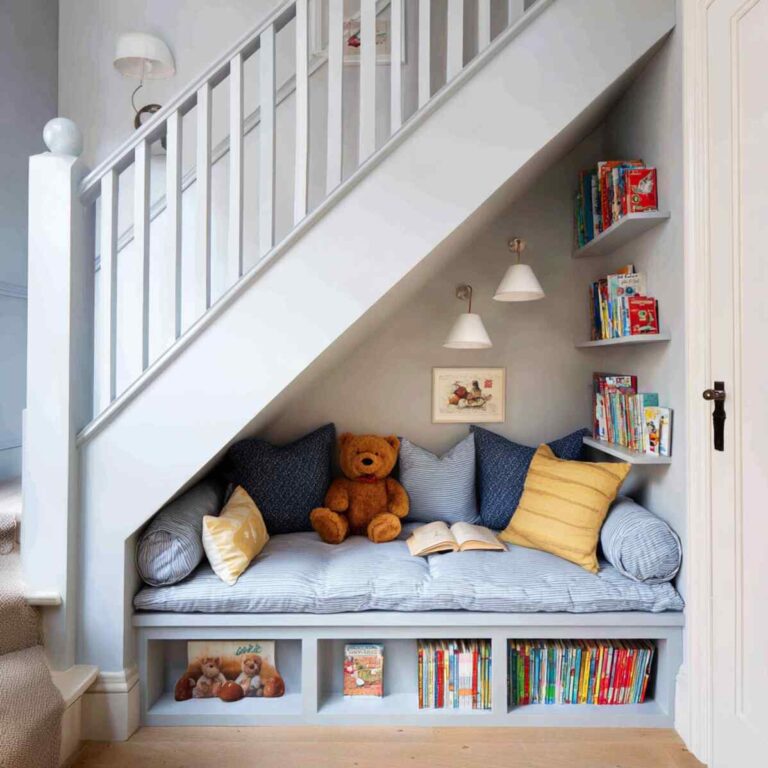 23 Cozy Under Stairs Kids Reading Nooks You’ll Want to Copy Today