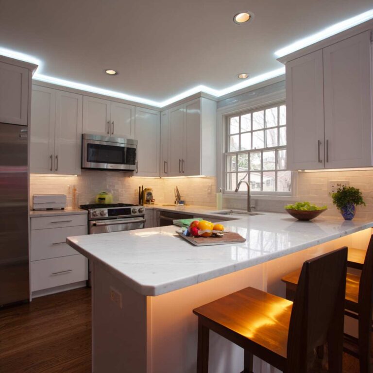 25 Kitchen Peninsula Lighting Ideas You’ll Love