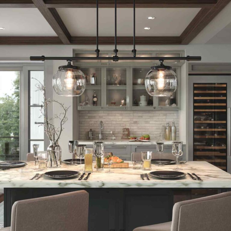 25 Kitchen Peninsula Lighting Ideas You’ll Love