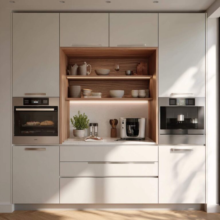 25 Brilliant Built-In Microwave Cabinet Ideas That Make Cooking Easier