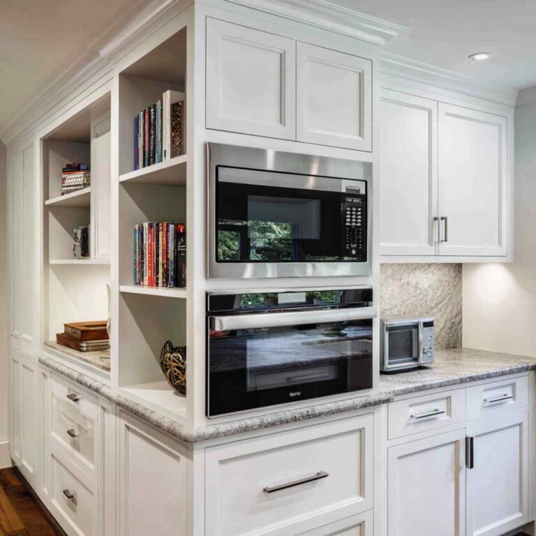 25 Brilliant Built-In Microwave Cabinet Ideas That Make Cooking Easier