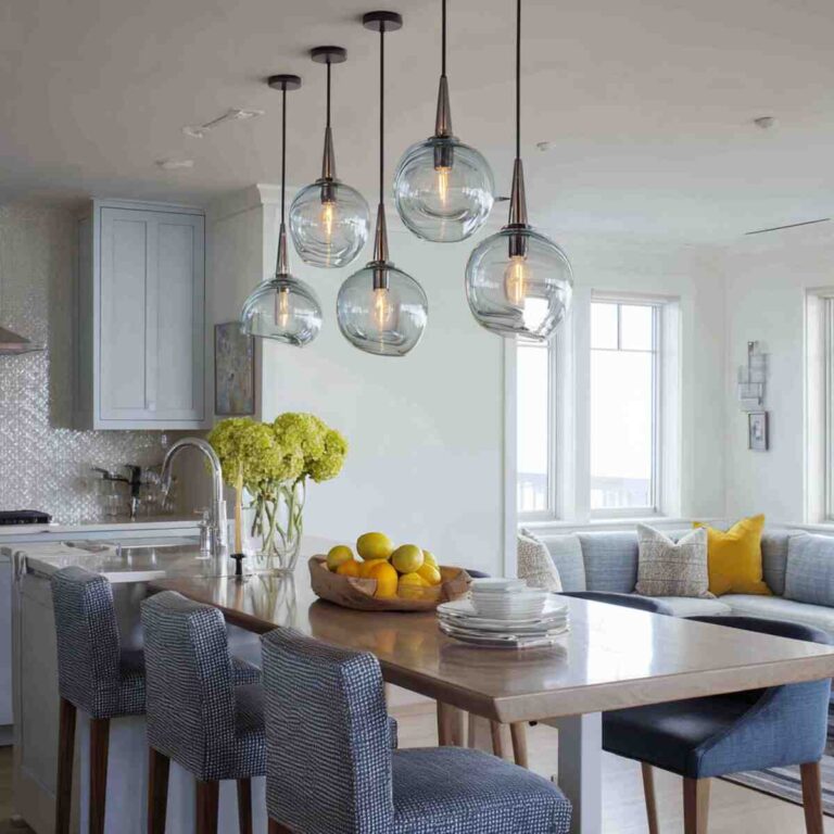 25 Kitchen Peninsula Lighting Ideas You’ll Love