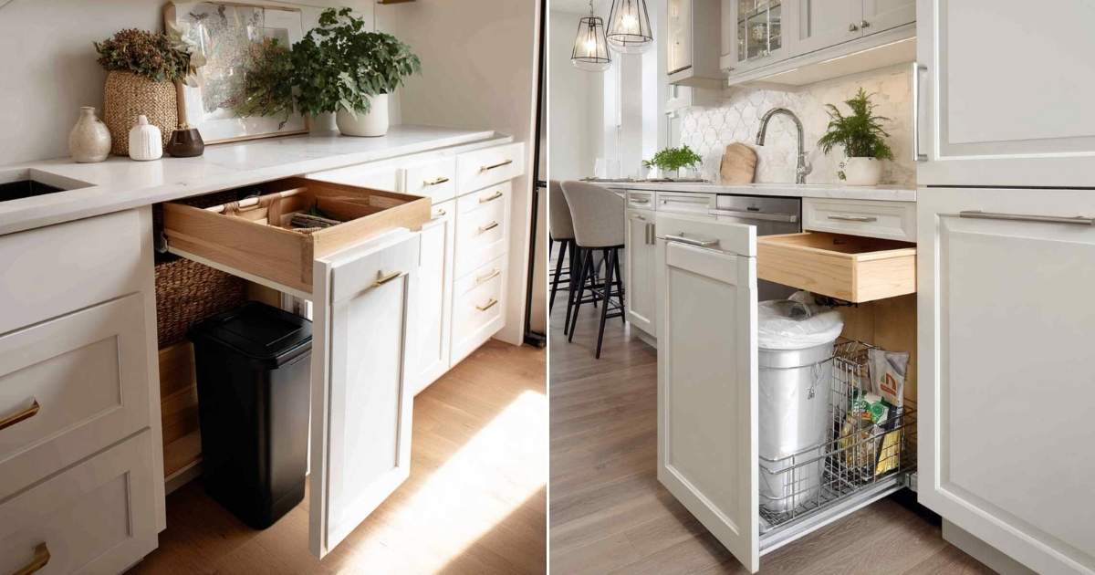 21 Pull-Out Trash Cabinet Ideas That’ll Change Your Kitchen Forever