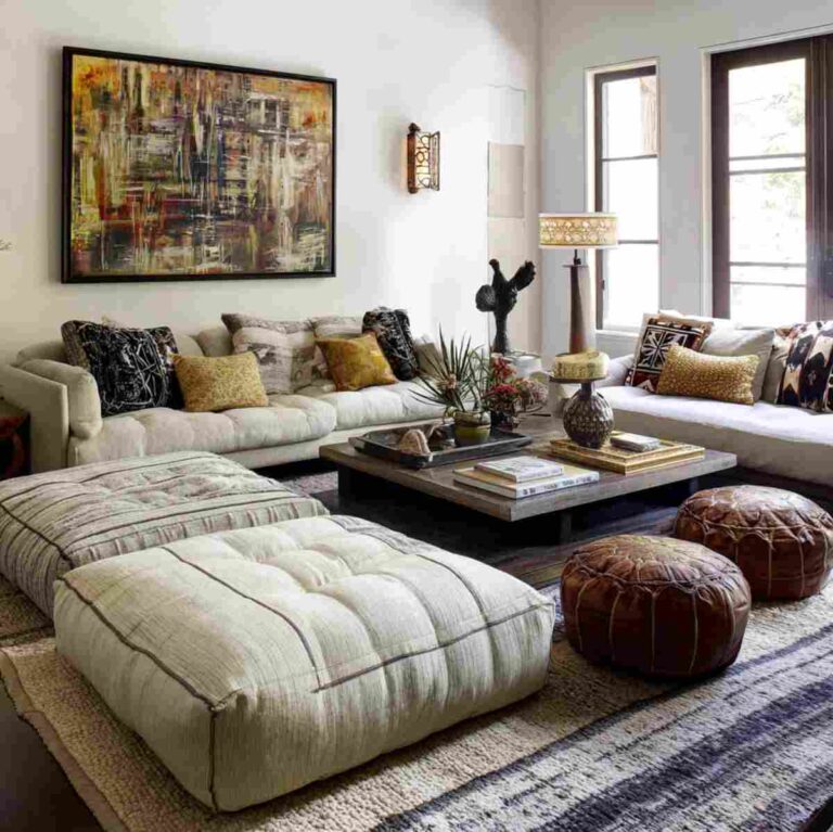 18 Cozy Low Seating Living Room Ideas You’ll Want to Try