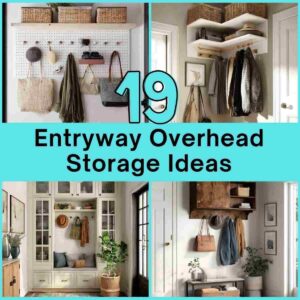 19 Entryway Overhead Storage Ideas That Work