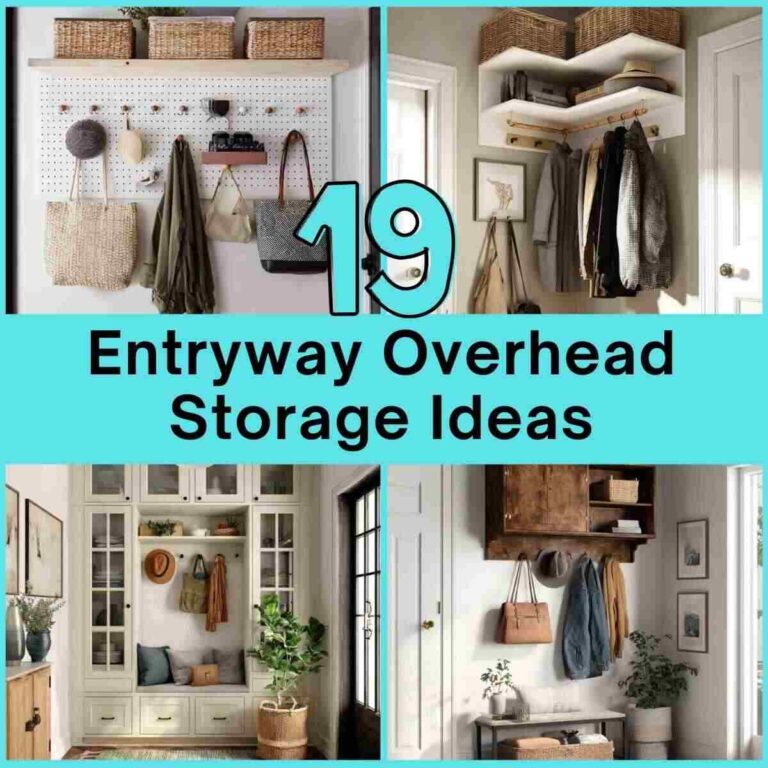 19 Entryway Overhead Storage Ideas That Work