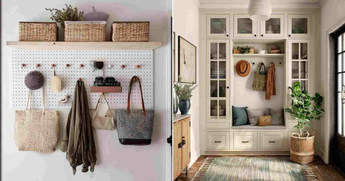 19 Entryway Overhead Storage Ideas That Work