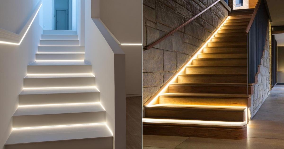 10 Stunning Staircase Lighting Strip Ideas You’ll Love