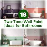 18 Best Two-Tone Wall Paint Ideas for Bathrooms