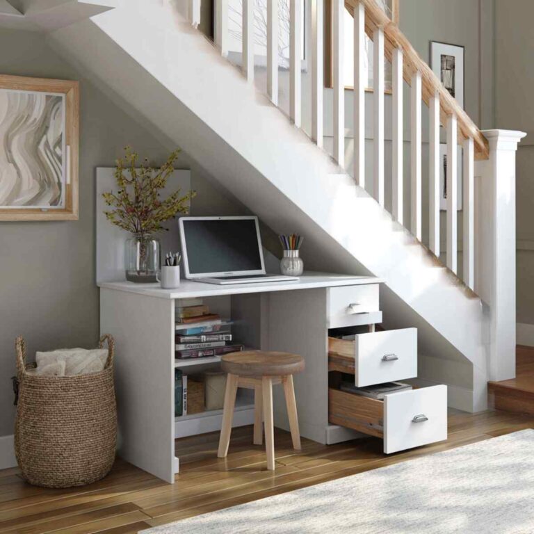 20 Genius Under Stairs Desk Ideas You’ll Want to Copy