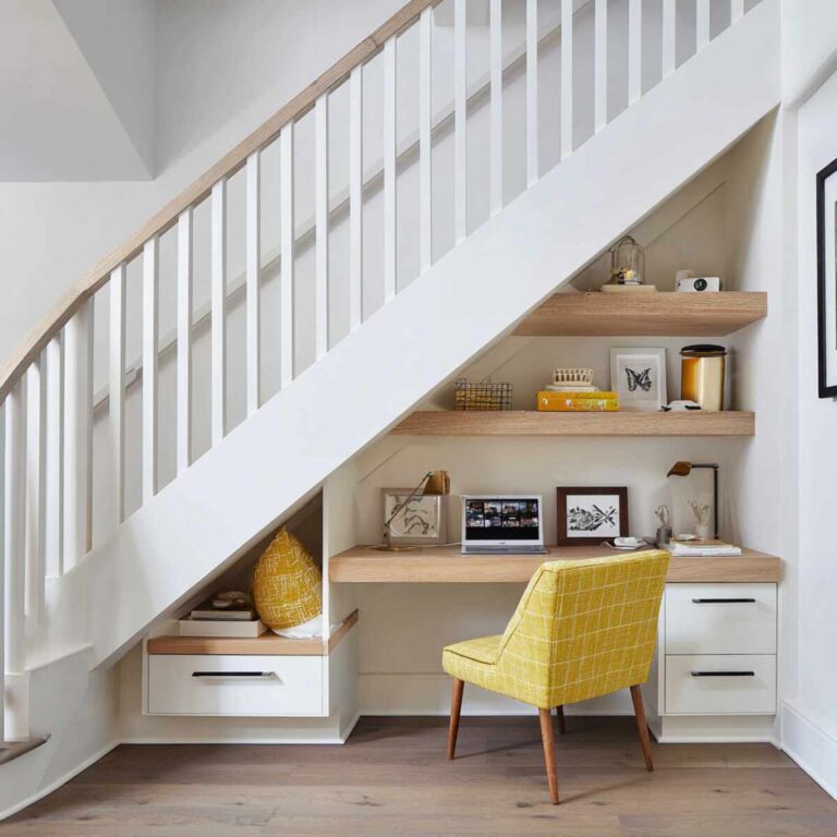20 Genius Under Stairs Desk Ideas You’ll Want to Copy