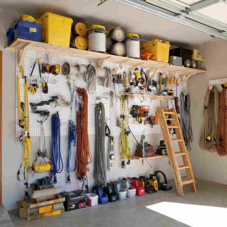 18 DIY Garage Overhead Pulley Storage Ideas