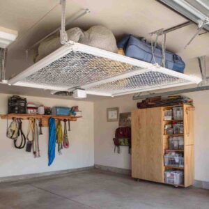 18 DIY Garage Overhead Pulley Storage Ideas