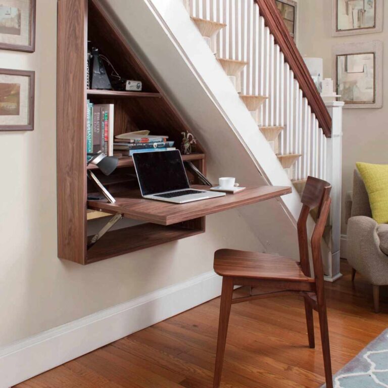 20 Genius Under Stairs Desk Ideas You’ll Want to Copy