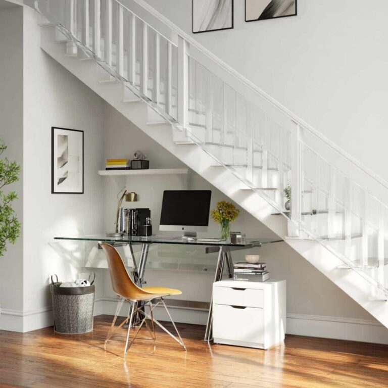 20 Genius Under Stairs Desk Ideas You’ll Want to Copy