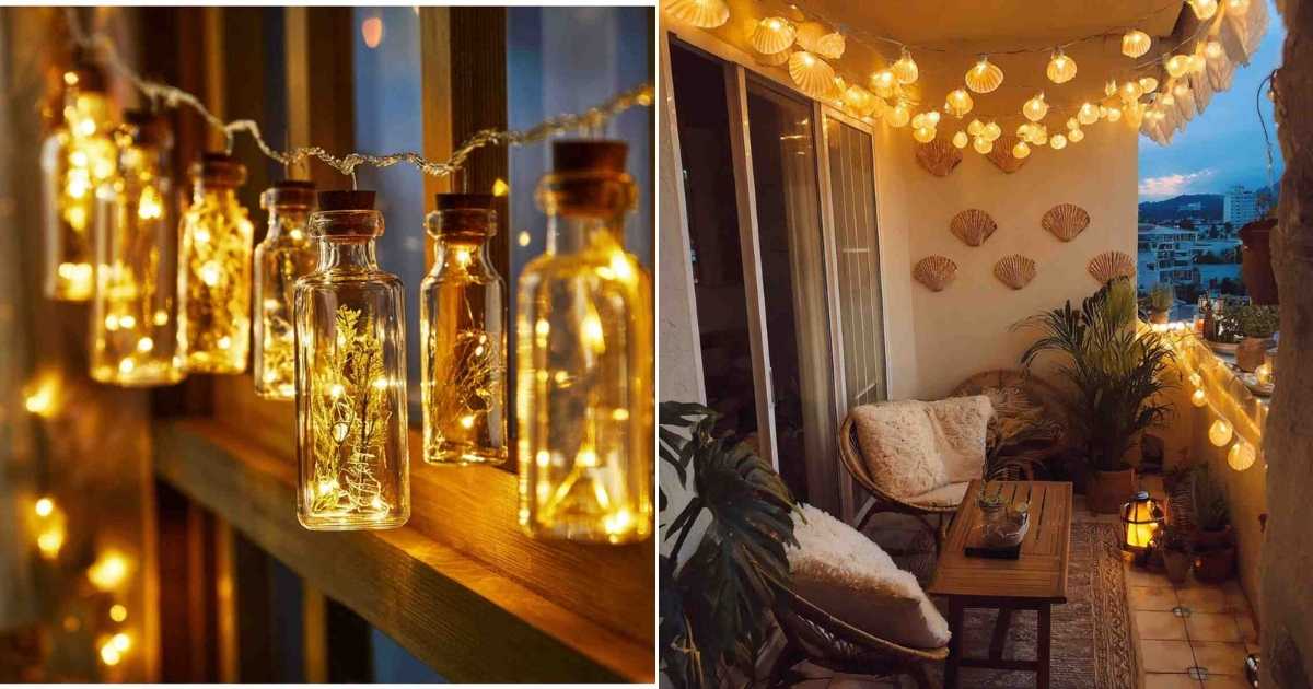 23 Balcony Lighting String Ideas That Will Make Your Nights Magical