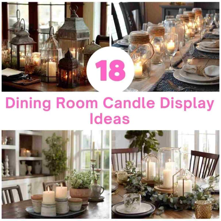 18 Stunning Dining Room Candle Display Ideas You’ll Want to Try