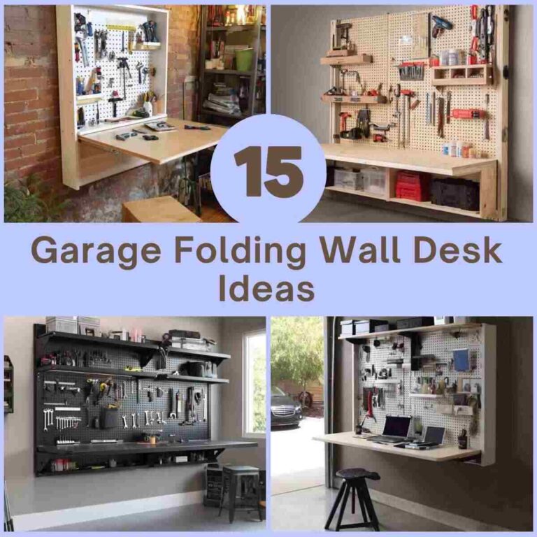 15 Genius Garage Folding Wall Desk Ideas You’ll Wish You Tried Sooner!