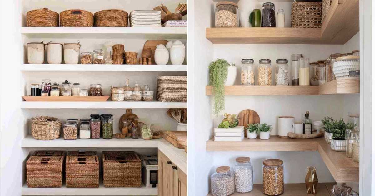 20 Genius Open Pantry Shelf Styling Ideas for a Beautifully Organized ...