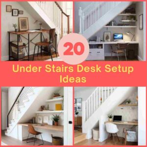 20 Genius Under Stairs Desk Ideas You’ll Want to Copy
