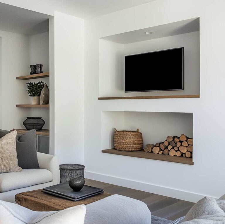 12 Built-In Wall Niche Ideas That Make Any Living Room Look Bigger