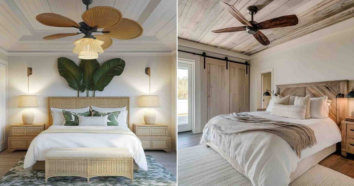 15 Smart & Stylish Bedroom Ceiling Fan Designs for a Cooler, Cozier Space
