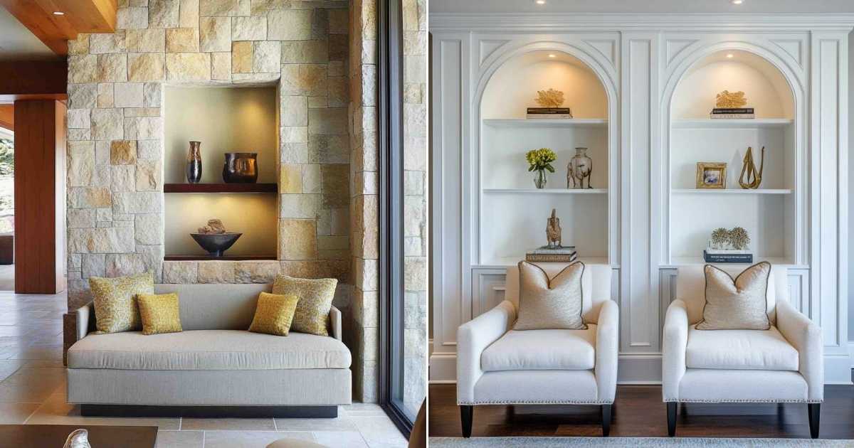 12 Built-In Wall Niche Ideas That Make Any Living Room Look Bigger