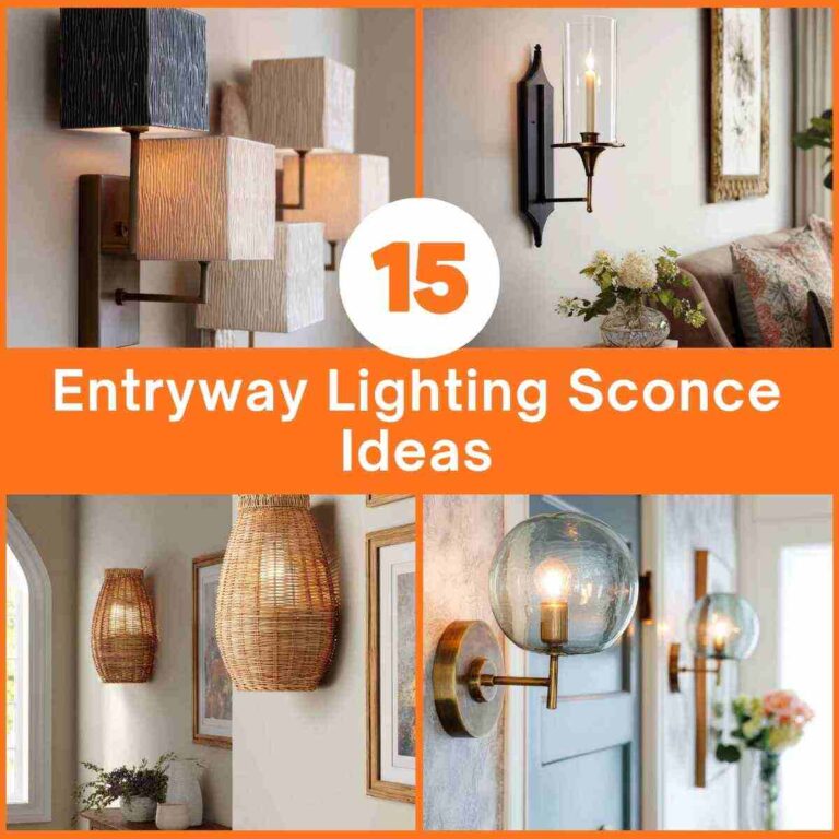 15 Entryway Lighting Sconce Ideas to Brighten Your Home