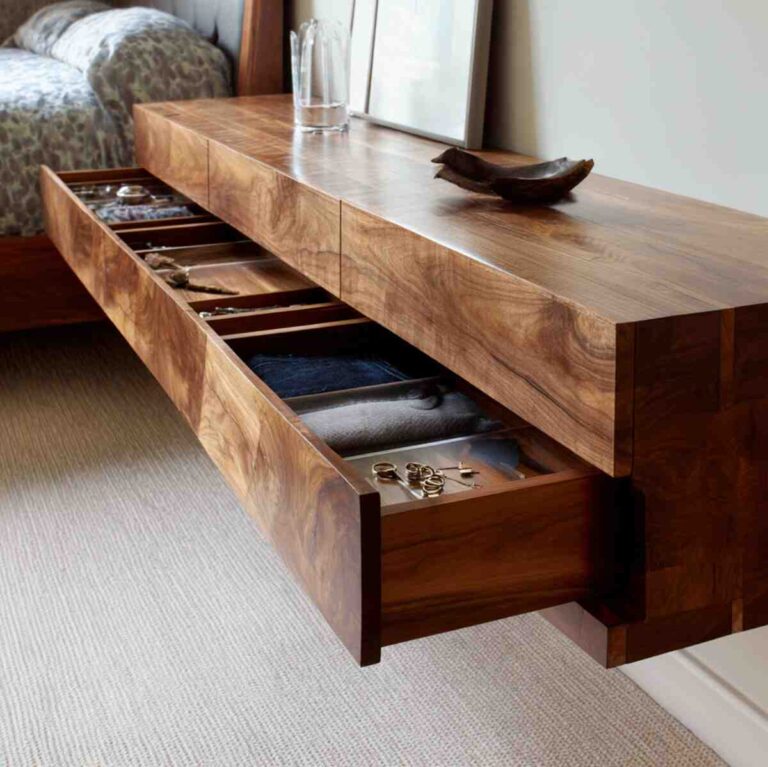 10 Bedroom Floating Dresser Ideas That Make Your Room Look Bigger Instantly