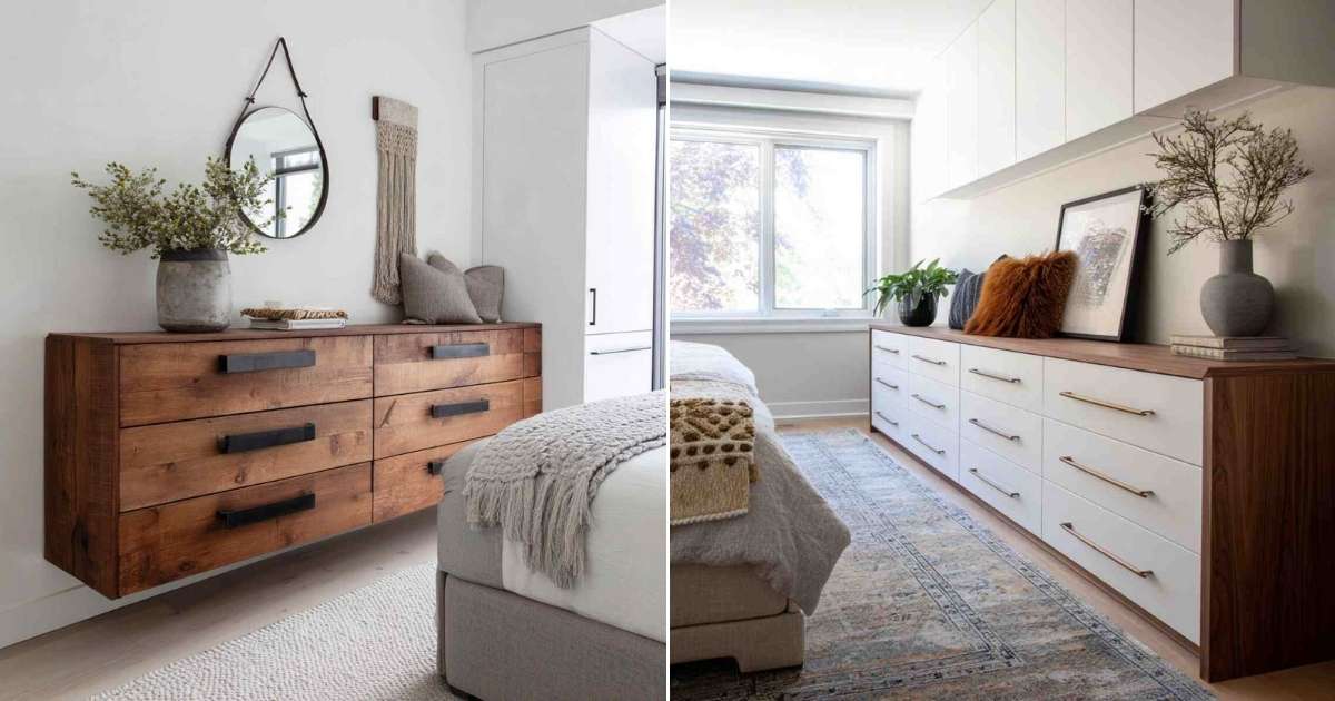 10 Bedroom Floating Dresser Ideas That Make Your Room Look Bigger Instantly