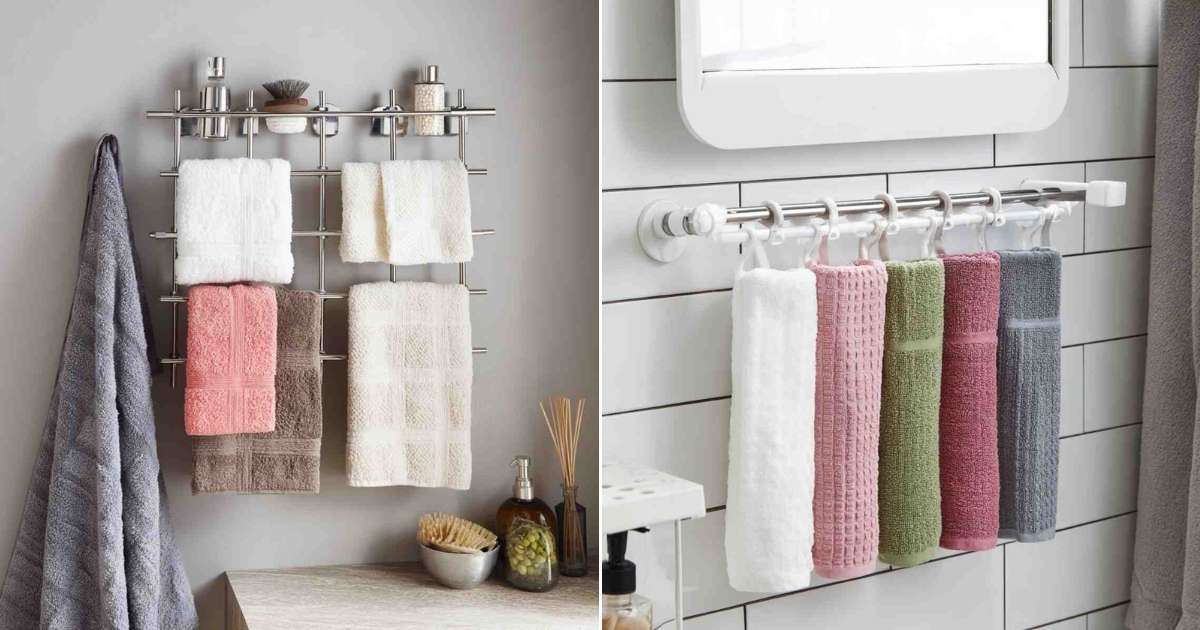 18 Smart Compact Towel Rack Ideas for Small Bathrooms