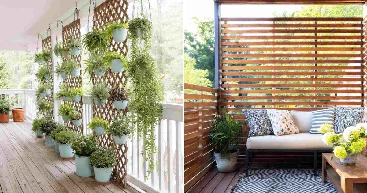 18 Smart DIY Porch Privacy Screen Ideas