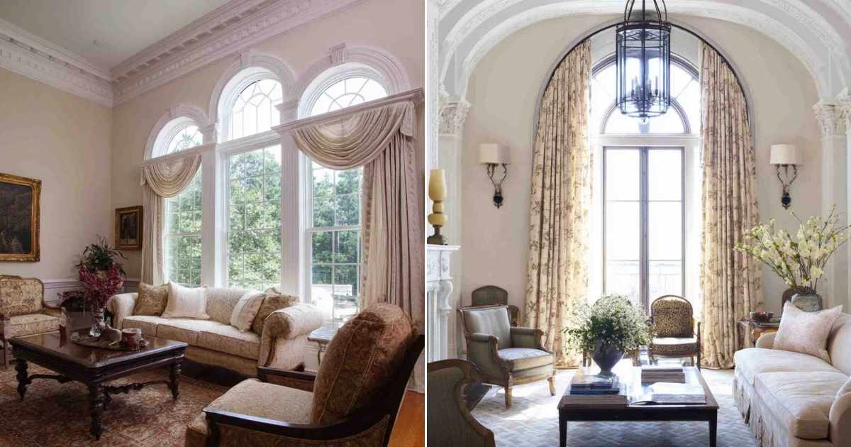 23 Living Room Arched Window Treatment Ideas That Make Any Space Look ...