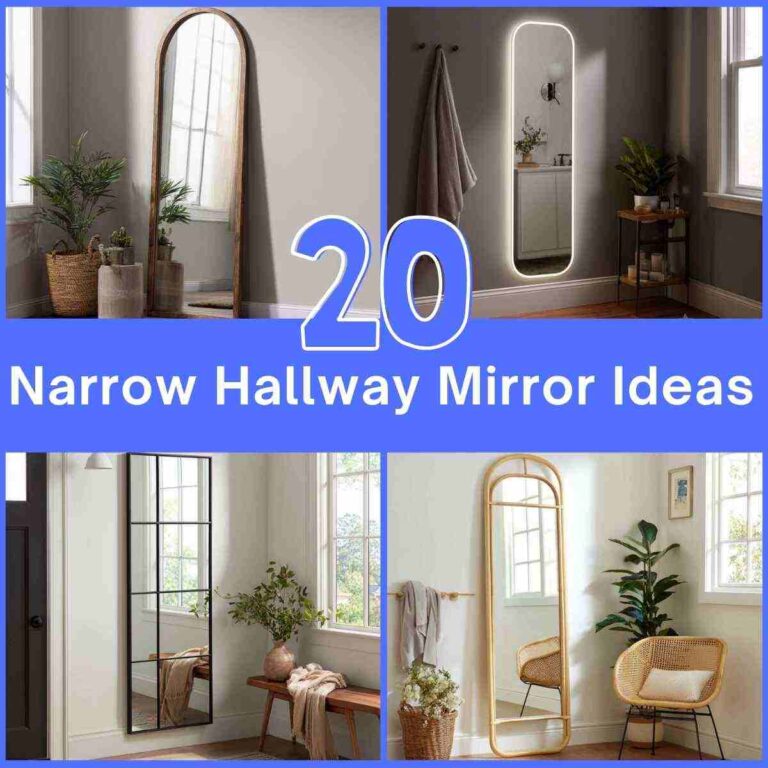 20 Narrow Hallway Mirror Ideas That Add Light Without Taking Up Space