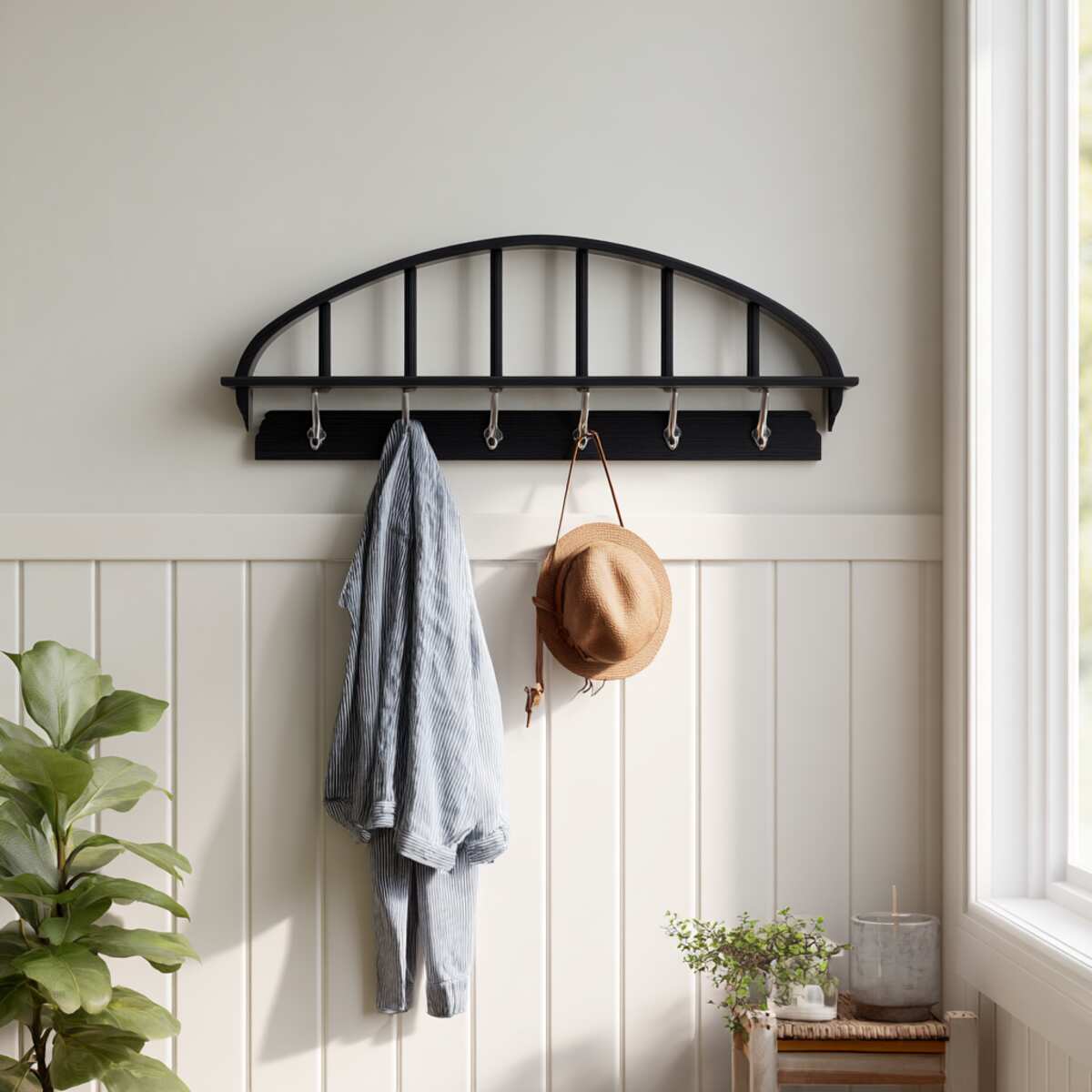 20 Easy Entryway Coat Rack Wall Ideas for Small and Busy Homes