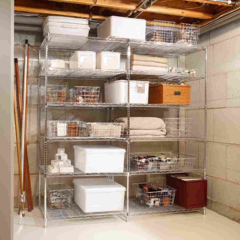 12 DIY Basement Storage Shelf Ideas That Make Any Basement Look Organized