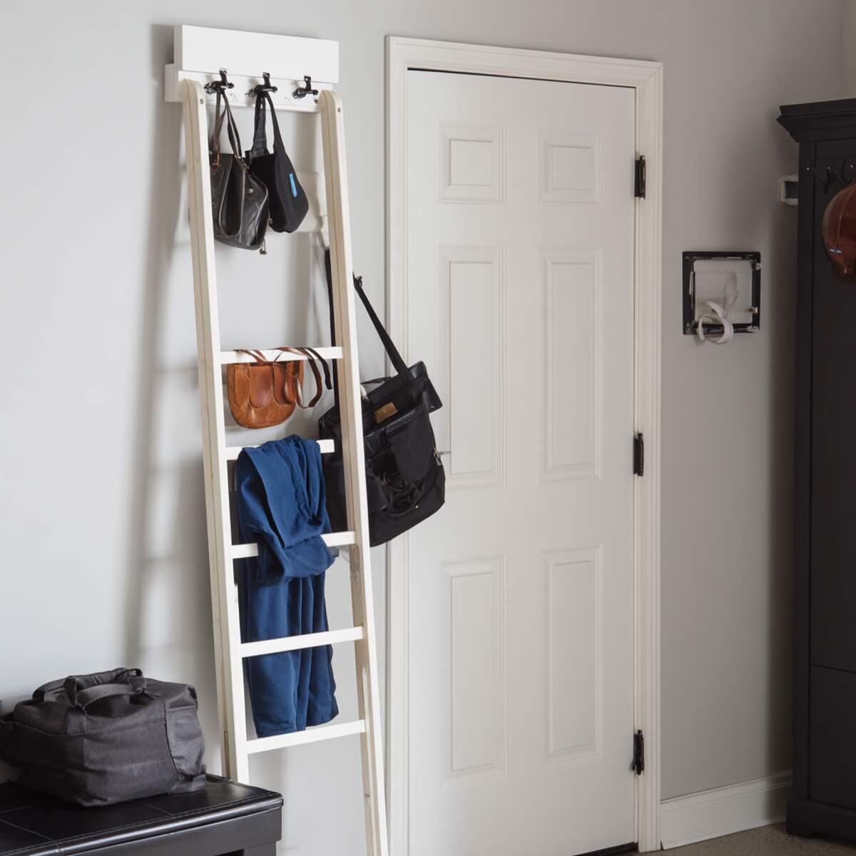12 Smart Garage Folding Ladder Storage Ideas That Save So Much Space