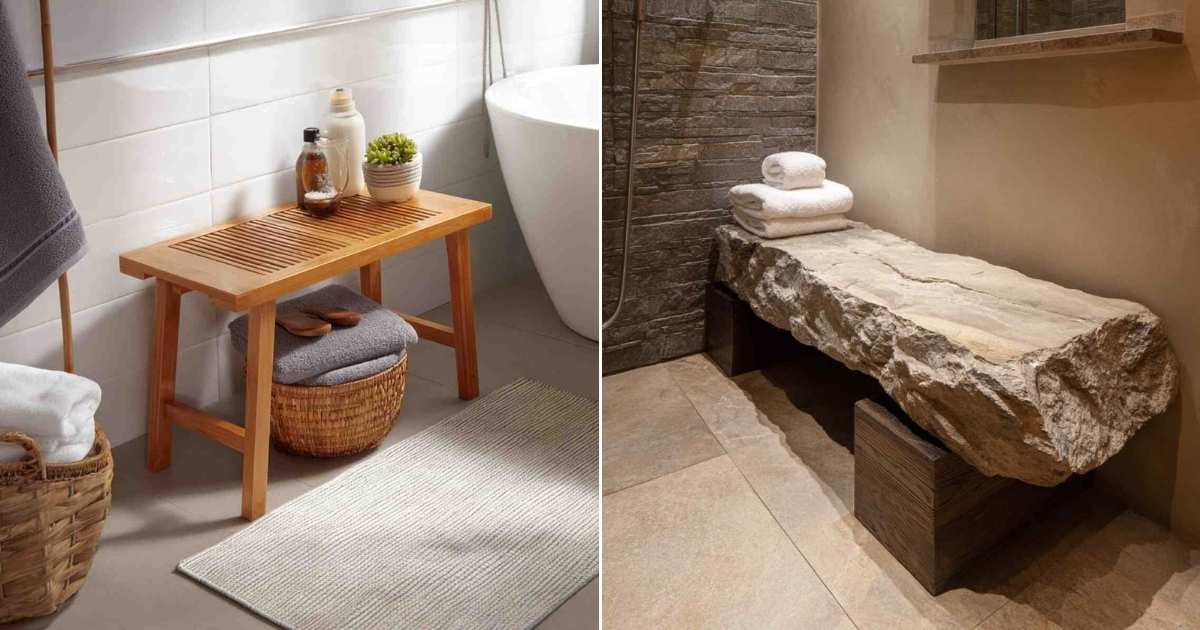 18 Smart Compact Bathroom Bench Ideas That Save Space Instantly